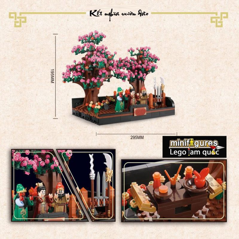 Kết nghĩa vườn đào - Mô hình Lego Tam Quốc - Tam Quốc Lego Minifigure ...